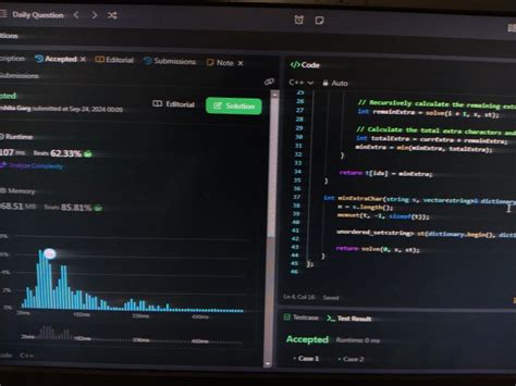 Harshita Garg on LinkedIn: #100daysofcoding #dsaproblem #100daysofproblemsolving #dsaproblem…