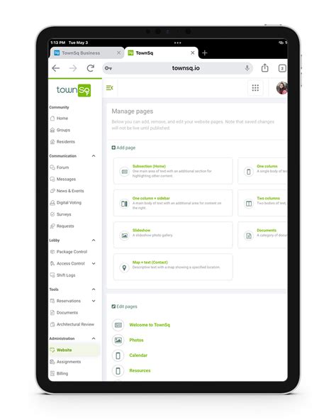 Community Management App Townsq