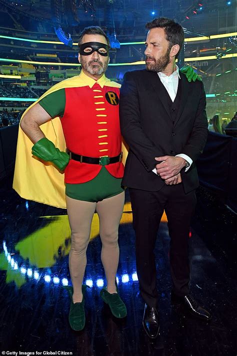 Jimmy Kimmel Dresses Up Like Robin Alongside Former Batman Star Ben