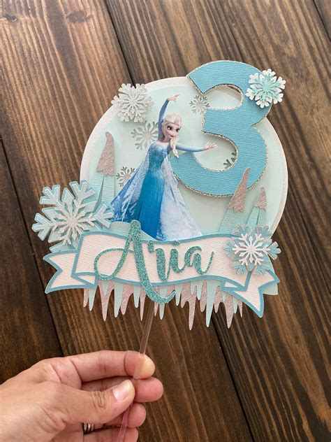 Frozen Printable Cake Topper Educational Printable Worksheets