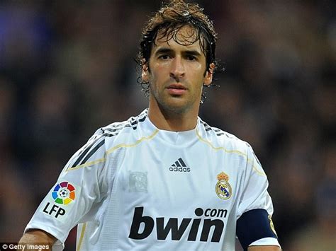 Raul Open To Working For Bitter Rivals Barcelona Daily Mail Online