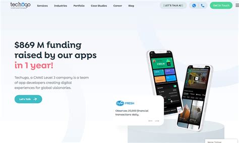 Top Mobile App Development Company In India And Usa Techugo