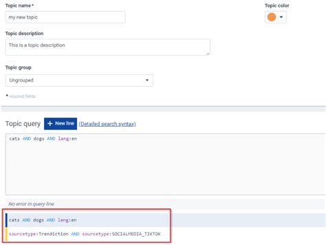 How To Update A Query Line In The Topic Talkwalker Developer Portal