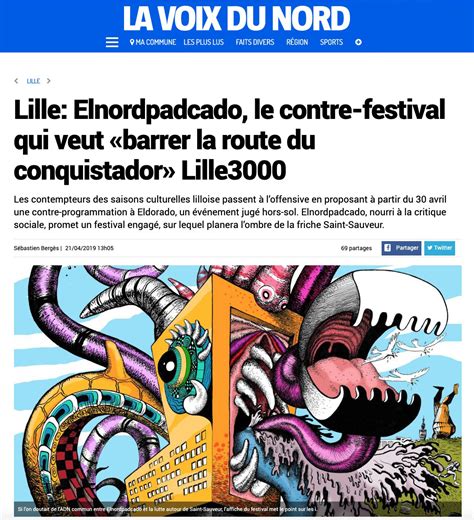 VDN Elnordpadcado Le Contre Festival Qui Veut Barrer La Route Du Conquistador Lille3000