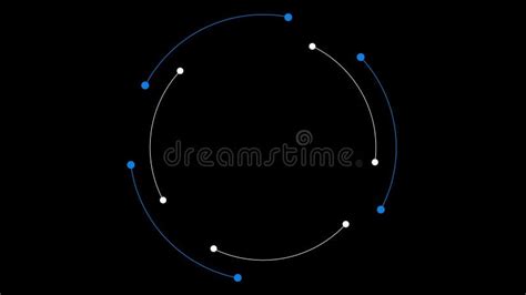 Circle Loader Graphic Elements Abstract Beautiful Circle Loading Animation Background Stock