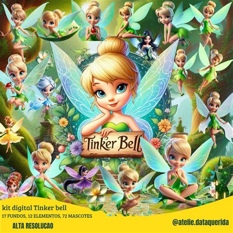 Kit Digital Tinker Bell Elo7 Produtos Especiais