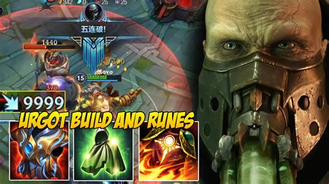 URGOT GAMEPLAY IN CHINA SERVER New Champ BUILD And RUNES WILD