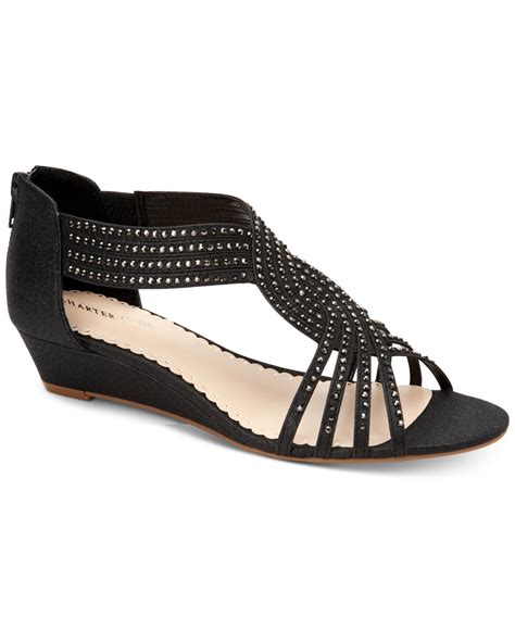 Charter Clubs Ginifur Sandals Feature Slender Straps That Twist And