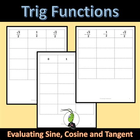 Ap® Precalculus Trig Functions Sorting Activity 3 3 Made By Teachers