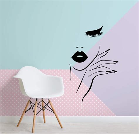 Beautiful Girl Sticker Wall Sticker Vinyl Decal Mural Art De Inspire