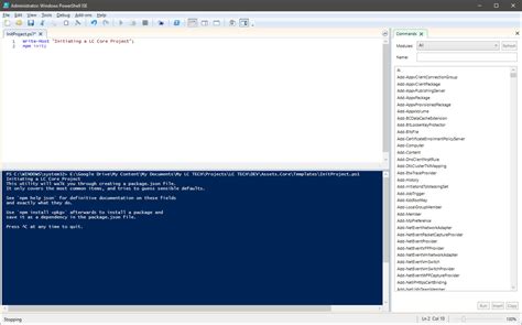 Nodejs How To Execute Npm Commands From A Powershell Script Stack Overflow