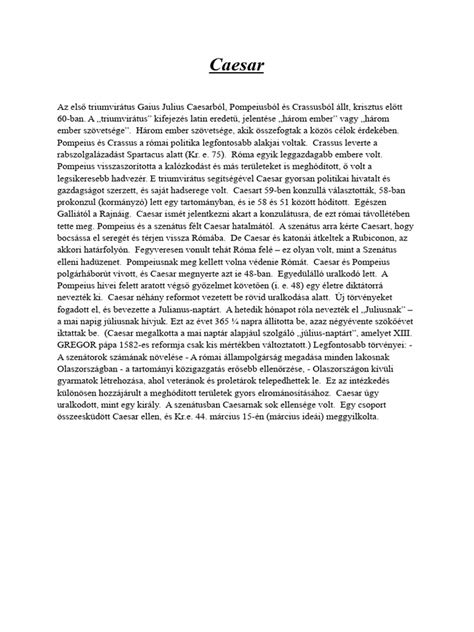 Caesar Pdf