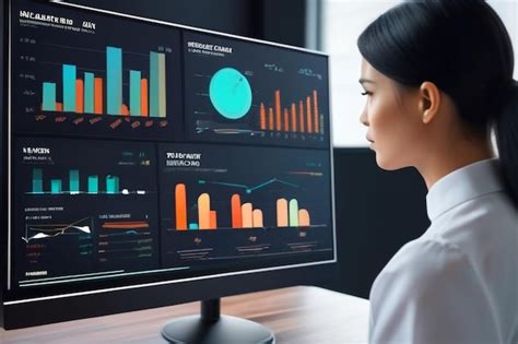 Premium Photo Data Analytics Automated With Ai Technology Big Data Business Analytics And