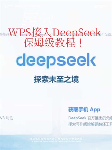 wps怎么接入deepseek教程 抖音