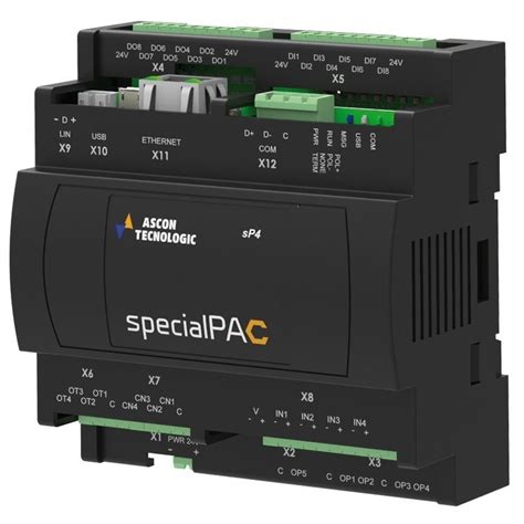 Autómata Programable Multifunción Sp4 Ascon Tecnologic En Riel
