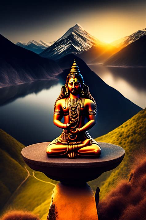 Lexica Lord Shiva On A Mountain In Meditation