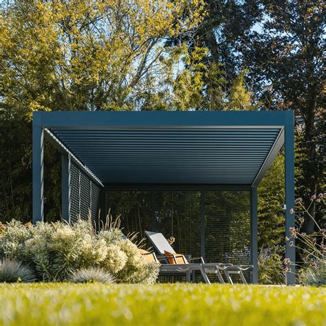 Pergola Bioclimatique Vers Piscine Lyon Pergasol