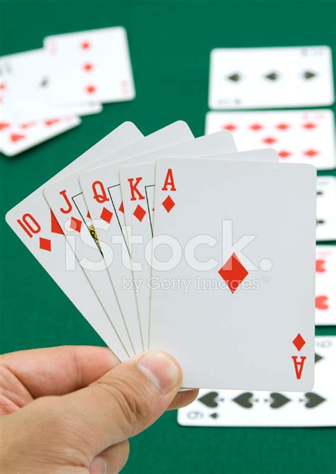 로얄 스트레이트 플러시 스톡 사진 Freeimages