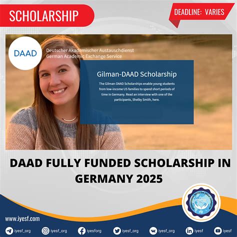 Daad Fully Funded Scholarship In Germany 2025