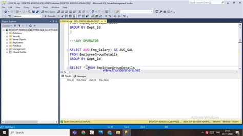 79logical Operators Andanyall Operators In Sql Hindi Youtube