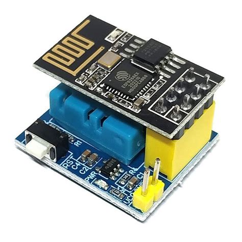 Esp 01s Esp8266 Dht11 Датчик температуры и влажности Dht11 C Wi Fi модулем Esp 01s 24 ГГц на
