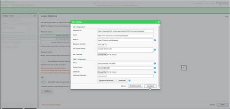 Login Options