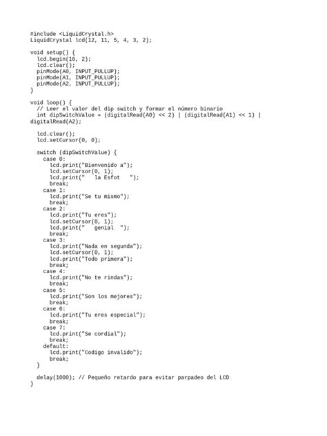 codigo de arduino pdf