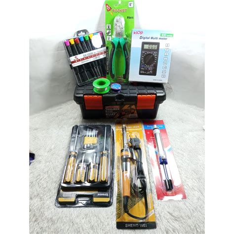 Jual Alat Solder Listrik Solder Watt Lampu Indikator Multitester Digital Tang Potong Kabel