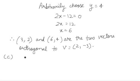 Solved 2 2 Given The Vectors And 6 In R Find 3 Ubh B The