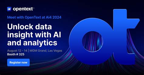 Opentext Analytics And Ai On Linkedin Ai42024 Ai Dataanalytics