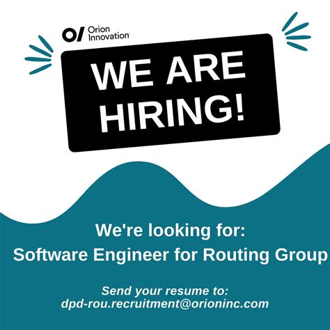 Orion Innovation Romania On Linkedin Softwareengineer Routinggroup