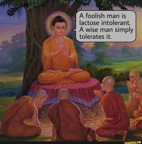 A Foolish Man Is Lactose Intolerant A Wise Man Simply Tolerates It A