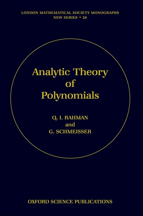 analytic theory of polynomials critical points zeros and extremal