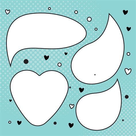 Collection Of Speech Bubble Designs In Classic Style 41450542 Vector