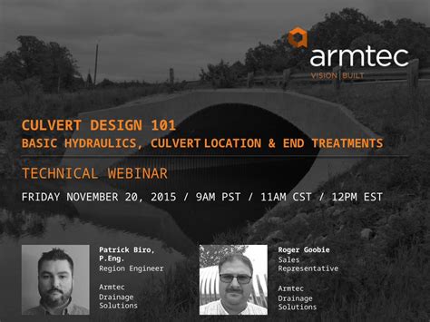 Pptx Let It Flow Culvert Design 101 Basic Hydraulics Culvert