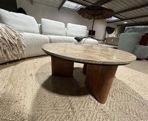 Table Basse Travertin Dépôt Literie Concept