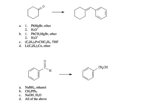 Solved 1 Phmgbr Ether 2 Hzo 1 Phchzmgbr Ether 2 Hyot Cohs P
