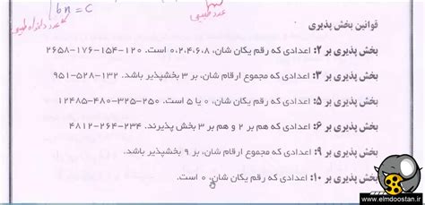 آموزش ریاضی هفتم فصل پنحم گام به گام سخنگو فیلو