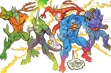 Jurassic League Team Comics Batman