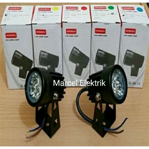 Jual Lampu Taman Led Watt Henseki V Shopee Indonesia