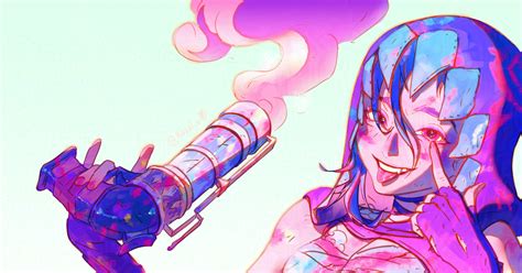 Arcane Artwork Jinx Jinx Requestcommission Pixiv