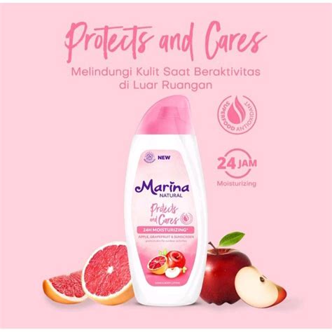 Jual Marina Natural Protect And Cares Handbody Lotion 190ml Shopee