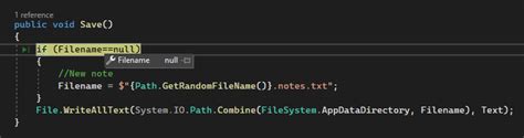 the program cannot save new note because the filename is not generated