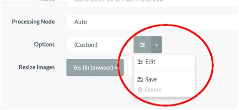 Changing Default Options For A Node WebODM OpenDroneMap Community