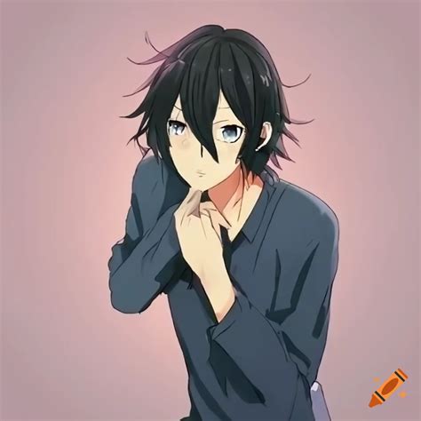 Izumi Miyamura From Horimiya With Short Hair On Craiyon