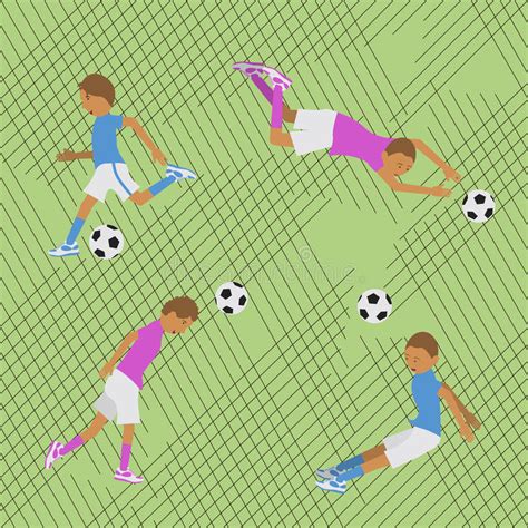 Soccer Match Stock Vector Illustration Of Element Drawing 69699920