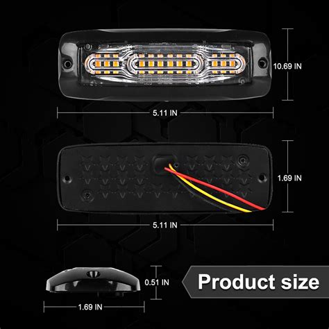Emergency Auto Safety Lamps Ip65 Led Truck Strobe Grandado