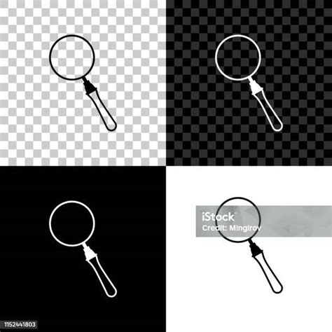 검은 색 흰색과 투명 한 배경에 고립 된 돋보기 아이콘입니다 검색 포커스 확대축소 비즈니스 기호입니다 벡터 일러스트 0명에 대한 스톡 벡터 아트 및 기타 이미지 Istock