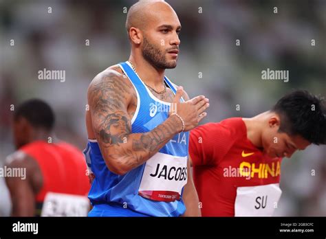 Tokyo Japan 1st Aug 2021 Jacobs Lamont Marcell Ita Athletics