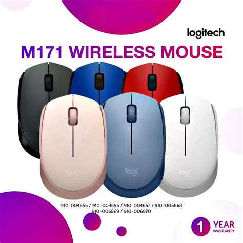 ⚡️เมาส์ไร้สาย⚡️ Logitech M171 Wireless Mouse ระบบไร้สาย 2 4ghz ที่เต็ม